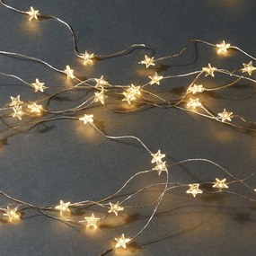 Butlers STAR LIGHTS LED Světelný řetěz drátěné hvězdy s USB 100 světel