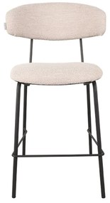 LABEL51 Barová židle ZACK bílé bouclé 95cm IH-50.169