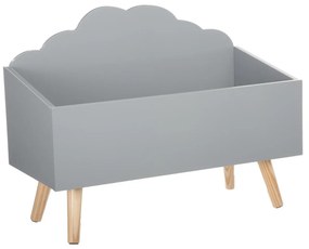 Šedý box na hračky CLOUD