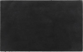 Rohožka před dveře tmavě šedá 50 x 80 cm kokosové vlákno 155587