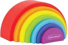 Infantino Skládačka duha Magic Rainbow / od 12 měsíců