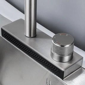 Rea Conor, kuchyňská baterie h-400, broušená ocel, REA-B6313