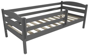 Vomaks Dětská postel DP 020 se zábranou Rozměr: 80 x 160 cm, Barva: barva šedá