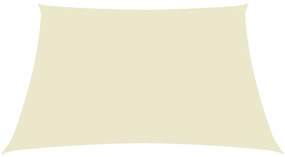Stínící plachta oxfordská látka čtvercová 7 x 7 m krémová,  135198