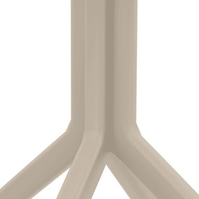 Stůl Sky 80 cm – taupe