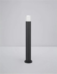 NV 9905021 Venkovní sloupkové svítidlo NOTEN LED černý hliník čirý a bílý akryl 8W 3000K 220-240V IP65 120st. IP65 - NOVA LUCE