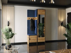 Šatní skříň Roj11 - 106,4x205x39cm dub Craft zlatý + žlutý