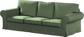Potah na pohovku IKEA Ektorp 3-místná rozkládací, NOVÝ MODEL 2013 barva zelená látka pletený vzor