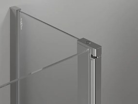 Mexen, Mexen Mist L Otočné sprchové dveře 115 cm, průhledné, chrom - 8A4L-115-000-01-00
