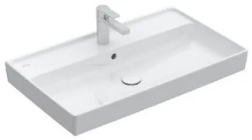 Villeroy & Boch Collaro - Umyvadlo nábytkové 800x470 mm, s přepadem, otvor pro baterii, alpská bílá 4A338001