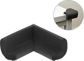 Delock černá / Pěnový chránič hran / 70x67x35 mm / PVC / samolepicí