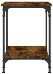 Konferenční stolek kouřový dub 40 x 40 x 55 cm kompozitní dřevo - Default Title