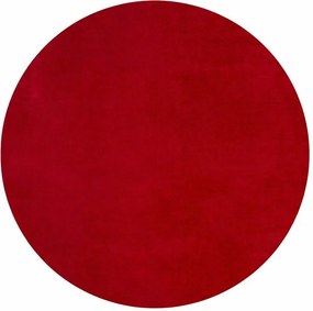 Ayyildiz, Kusový koberec Joy 1400 red kruh, 80x80 (průměr) kruh, červená, chodba / předsíň