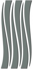 3D nálepky a samolepky, zrcadlové, barevné, dekorační nálepky I SENTOP OX007- 3D modern stickers