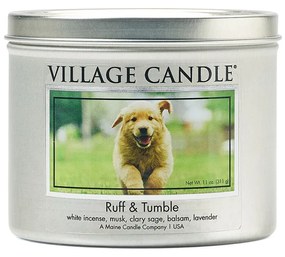 Village Candle Vonná svíčka v plechu Ruff & Tumble - Štěňátko, 262 g