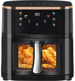 Verk Group Fritéza bez tuku fritéza air fryer velká na pečení 1400 w 10 l
