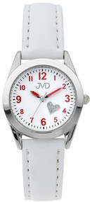 Dětské dívčí náramkové čitelné hodinky JVD J7178.1 se srdíčkem