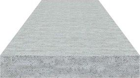 Plovoucí nástěnná police betonově šedá 90 x 23,5 x 3,8 cm MDF 326603