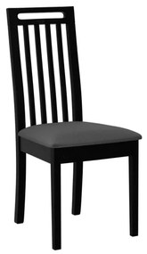 Čalouněná jídelní židle Heven X, Barva dřeva: černý, Potah: Kronos 7