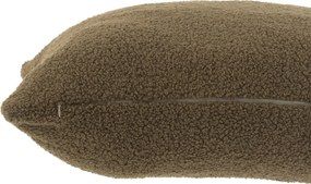 Tmavě zelený polštář Teddy Bouclé Green - 45*45 cm