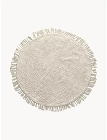Kulatý ručně tkaný dětský koberec z bavlny Orwen