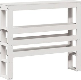 Rám postele s čelem bílý 75 x 190 cm masivní borovice 3306097