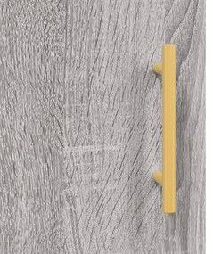 Skříň highboard šedá sonoma 69,5 x 34 x 180 cm kompozitní dřevo,  3196009
