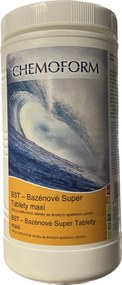 BST 1kg - multifunkční tablety 5v1 - CHEMOFORM Blue Star Tablety Maxi
