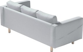 Potah na pohovku IKEA Norsborg 3-místná barva šedá látka pletený vzor