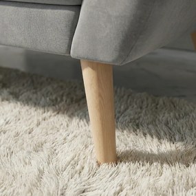 Eka Souprava pohovky a křesel BELLAGIO Velutto Výběr nohou: Bílé, Barva látky Velutto: Černá (Velutto 19)