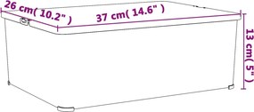 Plastové úložné boxy 3 ks 10 l stohovatelné 154987