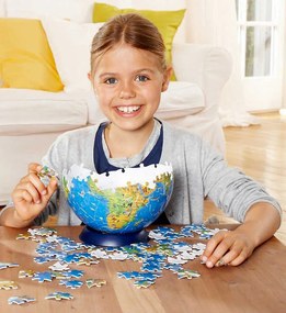 RAVENSBURGER Puzzle 3D Dětský globus 180 dílků 20cm AJ plast 2412338