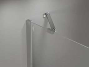 Mexen Mist-H, 1-křídlé sprchové dveře levé 140 cm, čiré sklo, chromový profil, 8A5-140-001-01-00-L