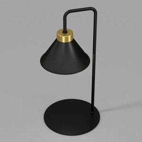 Stolní lampa DEMET 1xE27/15W/230V černá/zlatá