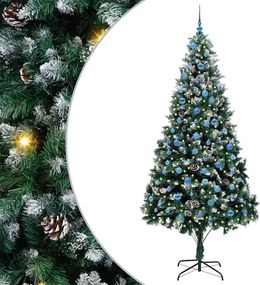 Umělý vánoční stromeček Zelená 240 cm PVC, ocel a plast 3396289