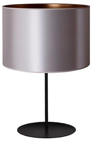 Duolla Duolla - Stolní lampa CANNES 1xE14/15W/230V pr. 20 cm stříbrná/měděná/černá DU602983