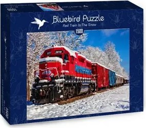 BLUEBIRD Puzzle Vlak v zimě / 1500 dílků / od 14 let