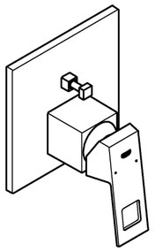 GROHE 24062000 - Baterie EUROCUBE lesklý chrom