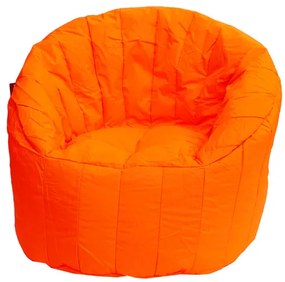 Zářivě oranžový sedací vak BeanBag Lumin Chair