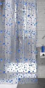 BUBBLE sprchový závěs 180x200cm, PVC kapky (5192769305)