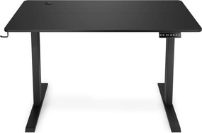 Elektrický psací stůl 120 x 60 cm Amone - černý