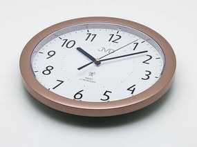 Přesné moderní  rádiem řízené hodiny JVD RH612.8 - imitace dřeva