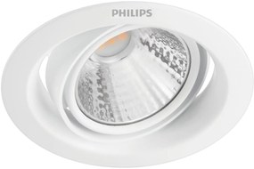Philips 59555 led zápustné bodové svítidlo pomeron 5w | 350lm | 4000k - funkce sceneswitch