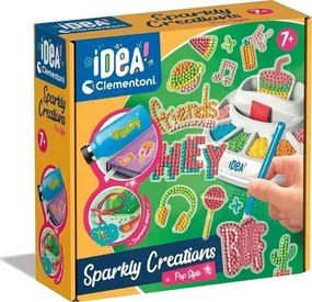 Clementoni IDEA Sparkly Creations Diamantové malování: Popový styl / o