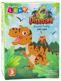 RKToys Noční lampička s dinosaury LED Diamond Painting