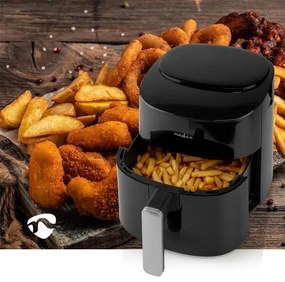 Nedis KAAF160BK - Horkovzdušná fritéza 4,2 l 1300W/230V/240 min