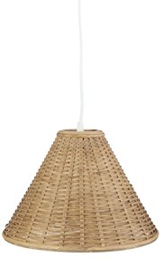 IB LAURSEN Závěsná lampa Bamboo Braided 30 cm, přírodní barva, plast