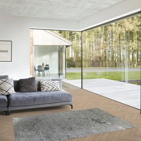 Berfin Dywany, Kusový koberec Dizayn 2218 Grey, 120x180, šedá, obývací pokoj