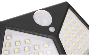 Solární lampa se soumrakem a senzorem pohybu 50W (100led reflektor) (100)