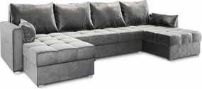 PRM Sedací souprava U SABINNE Kronos Barva látky Kronos: Šedá (Kronos 15)